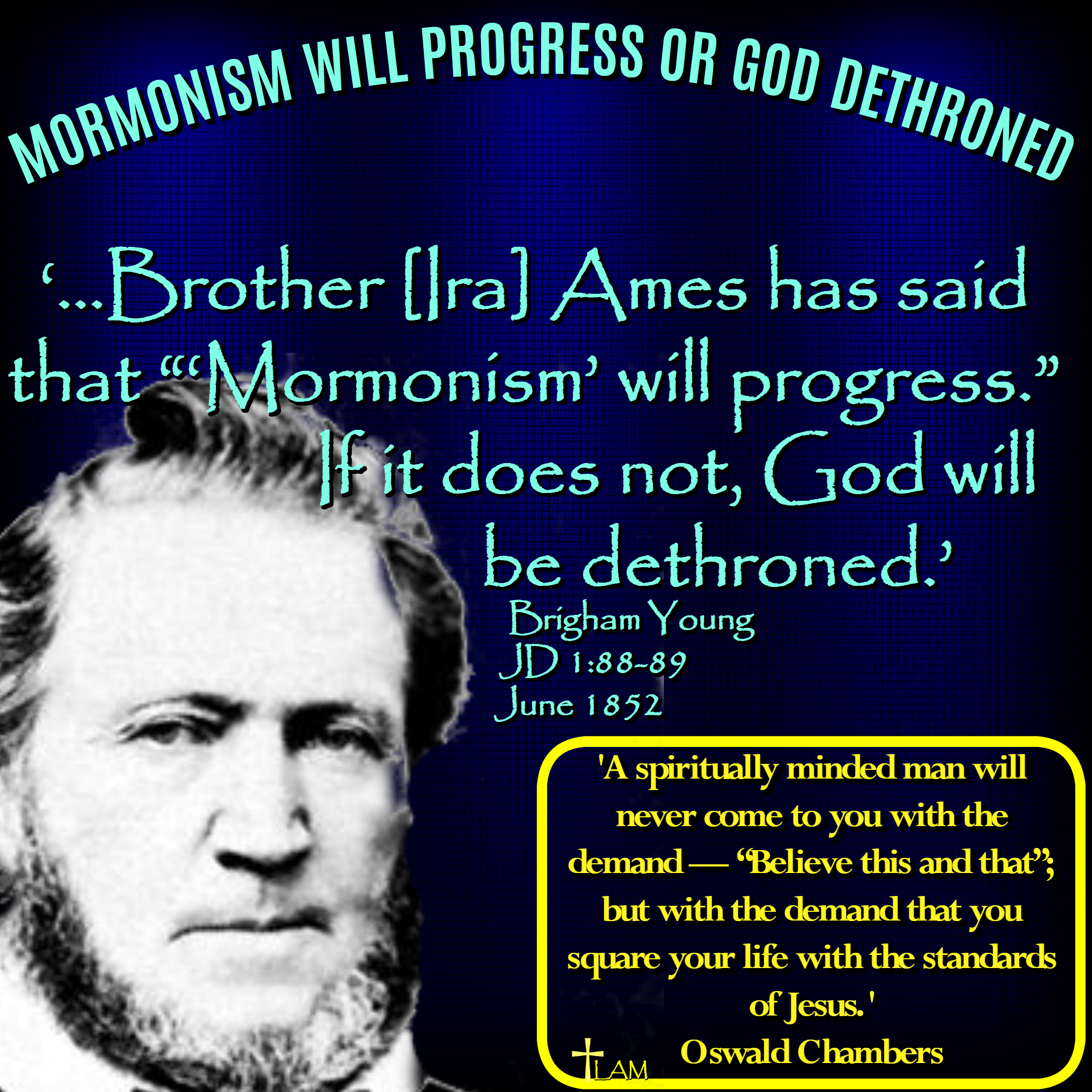 Mormonism Will Progress, or God Will be Dethroned | Life After Ministry