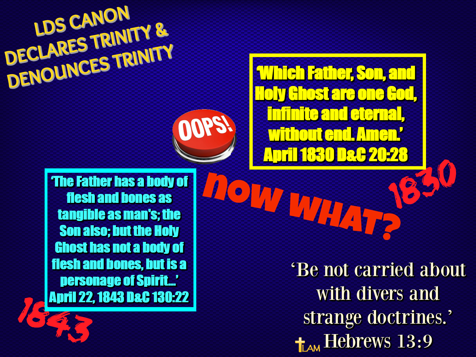 LDS Canon Declares Trinity and Denounces Trinity | Life After Ministry