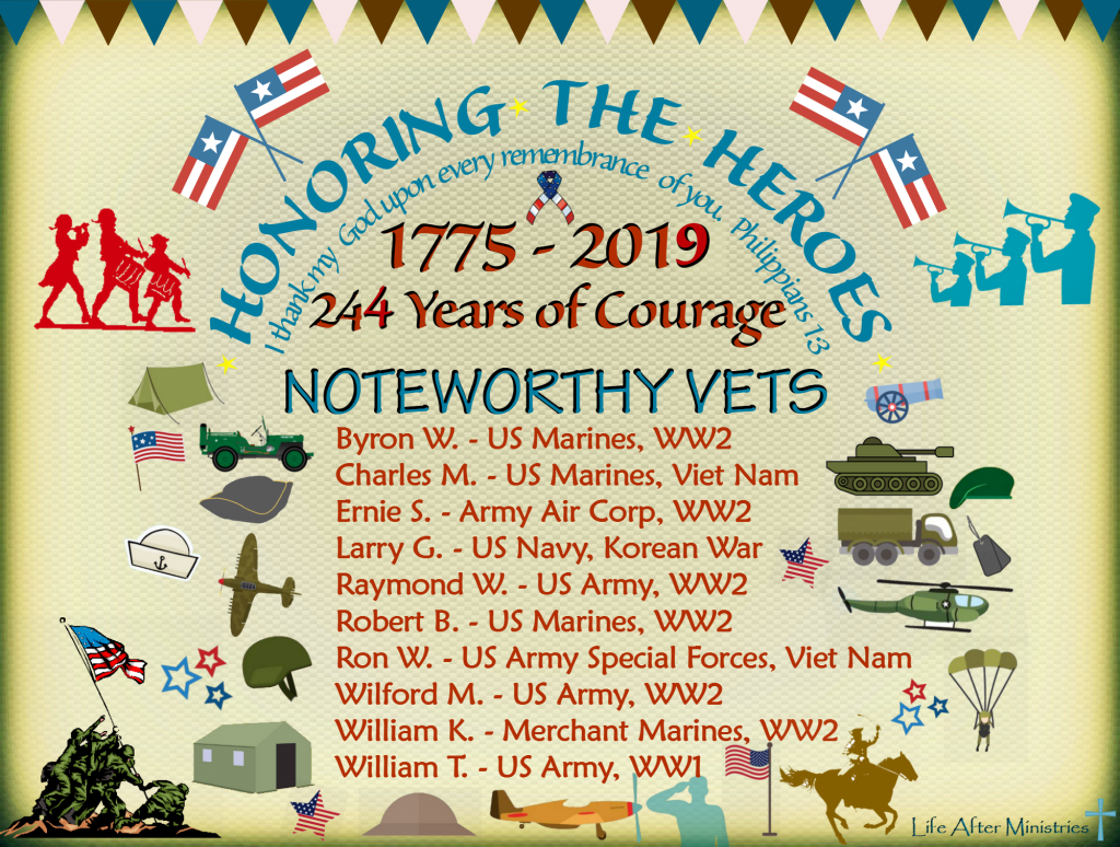 Ten American Heroes You Should Know (2019) | Life After Ministry